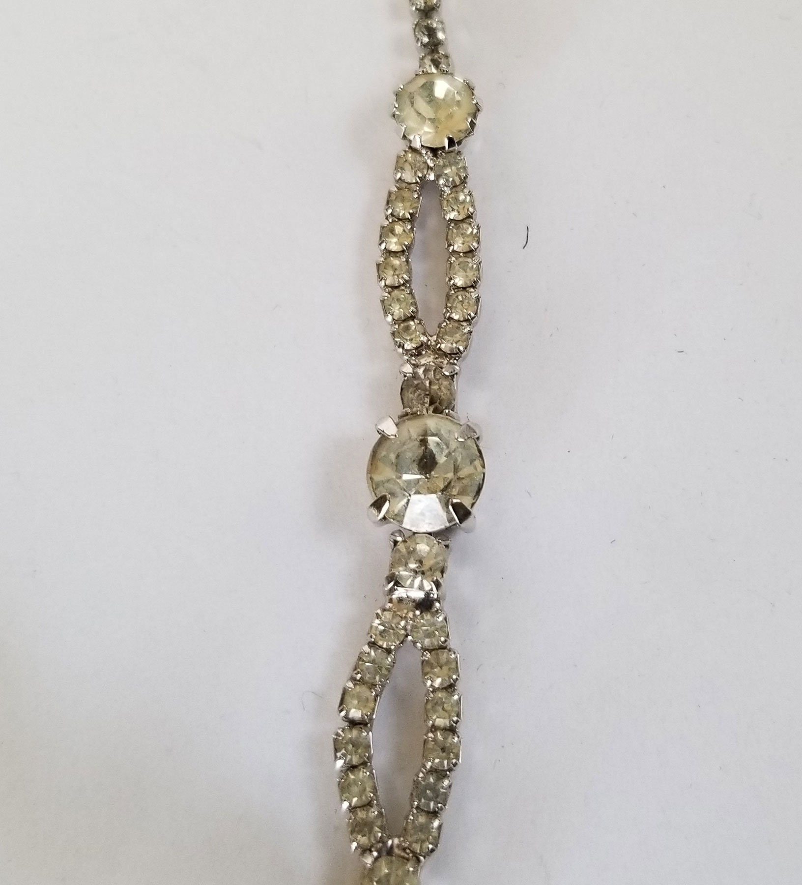 Rhinestone princess necklace Vintage Rhinestone Pendant | Etsy