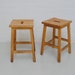 Set of 6 Pine Lab Stools - Etsy