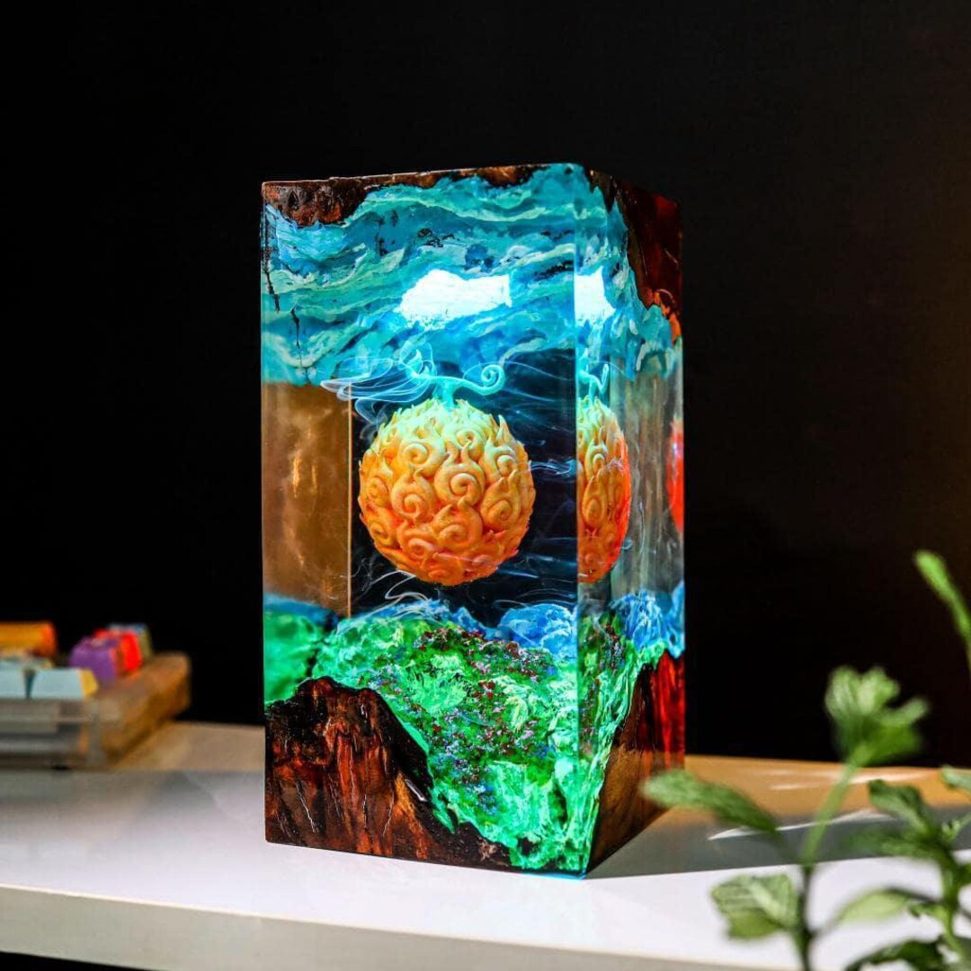 One Piece Cursed Devil Fruit Night Light, Anime Resin Art Lamp, Unique ...