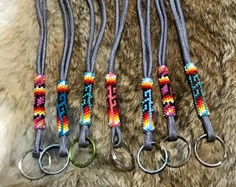 Native american beaded lanyard | Etsy