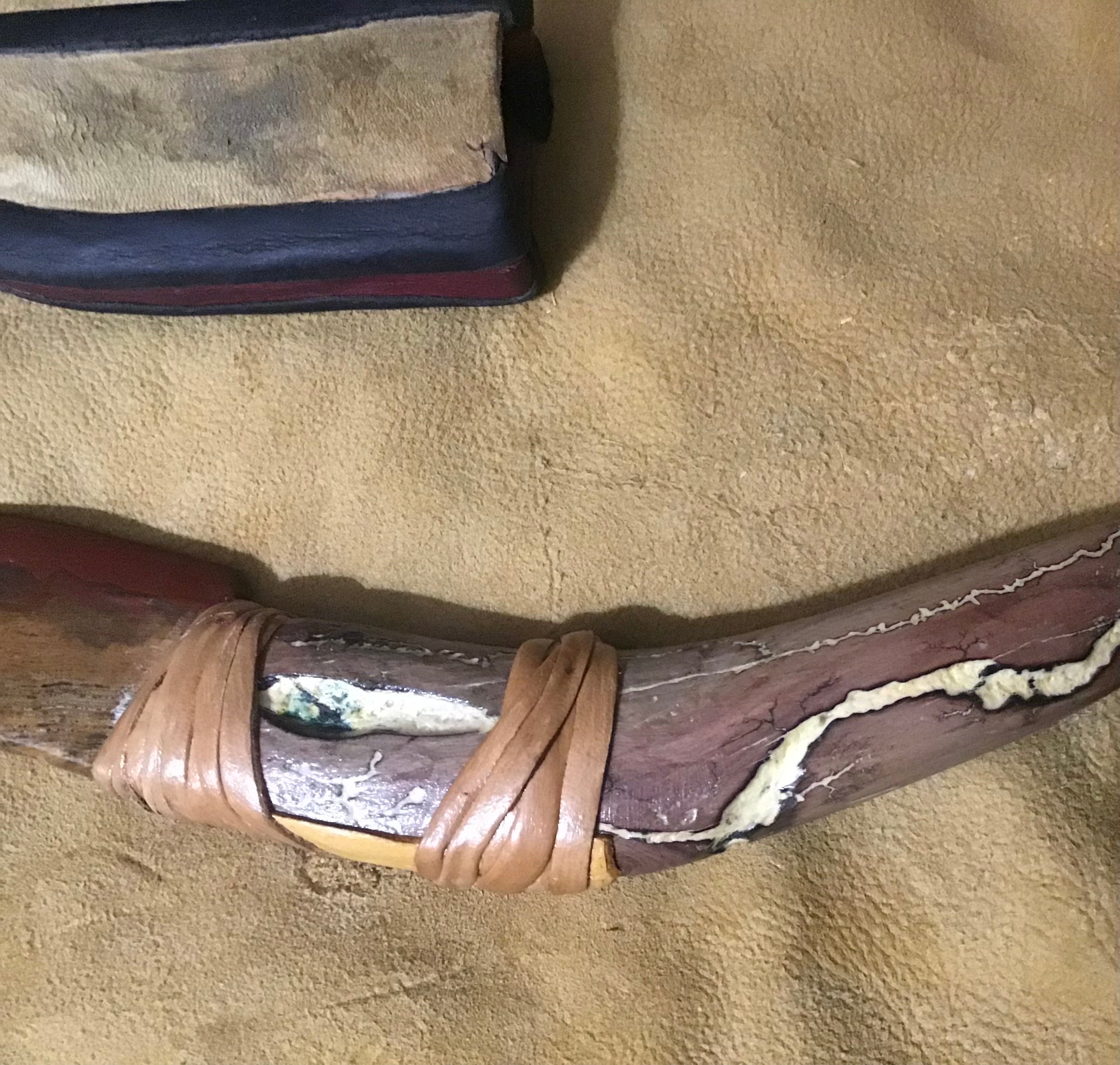 Genuine Arizona Jasper Knife Manzanita Handle Southwestern Art - Etsy