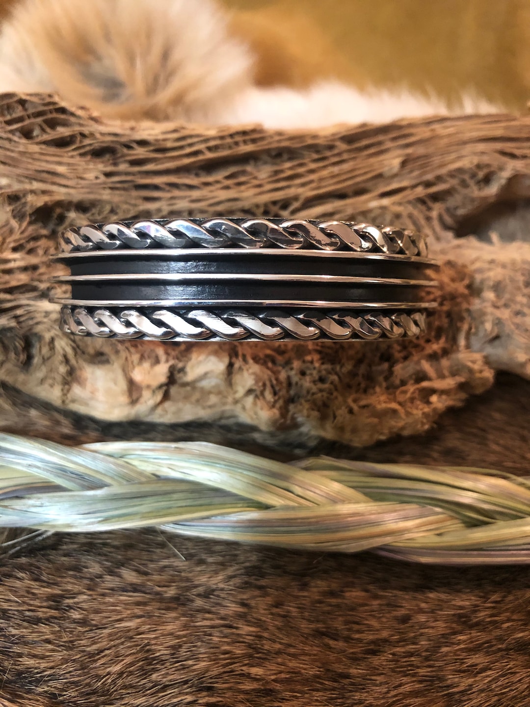 SIGNIERT Vintage Indianer Schmuck IndianerSchmuck Sterling Silber ...