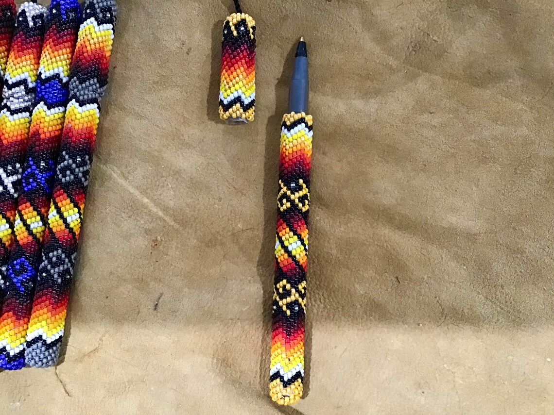 Native American Indian Jewelry Nurse Healthcare Navajo Peyote Stitch ...