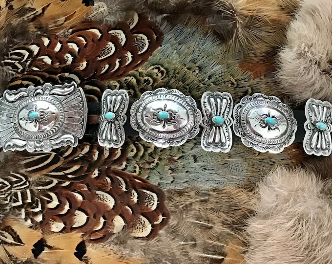 SIGNED Native America Indian Jewelry Navajo Zuni Hopi Sterling Silver ...