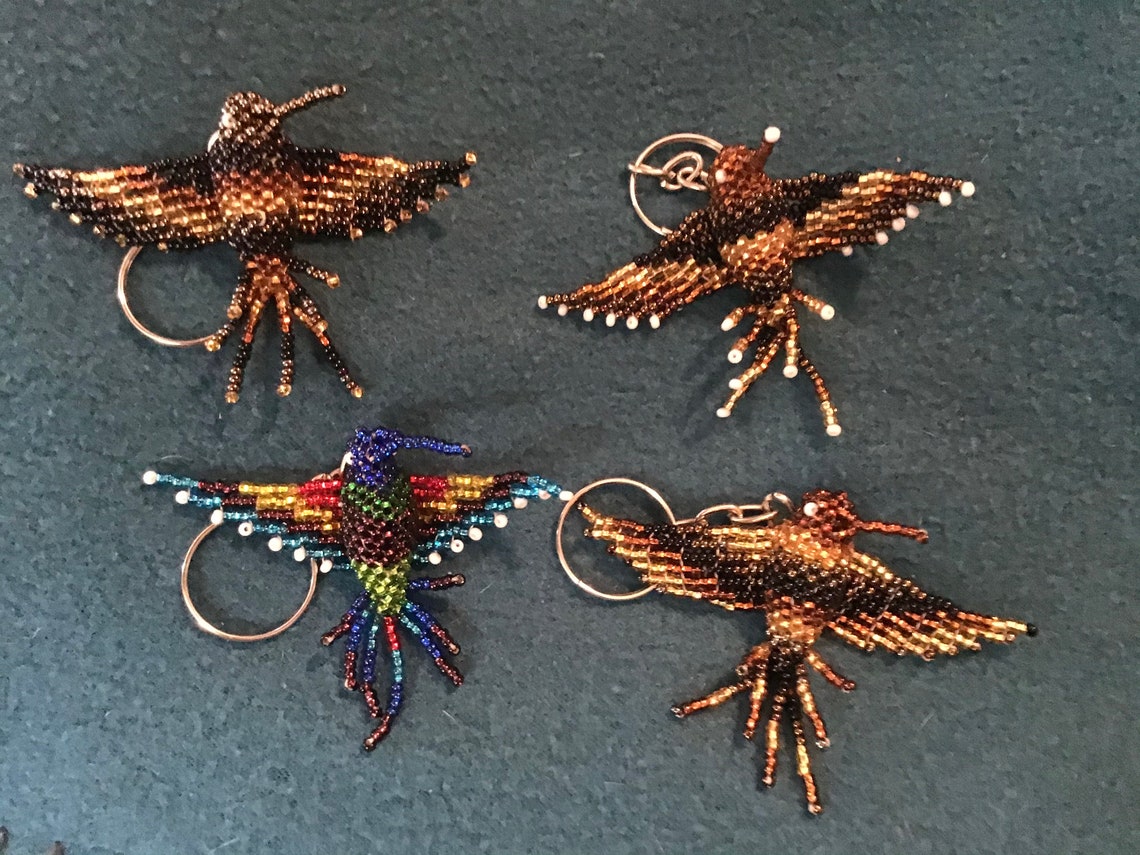 Authentic Native America Indian Jewelry Hummingbird Beaded | Etsy