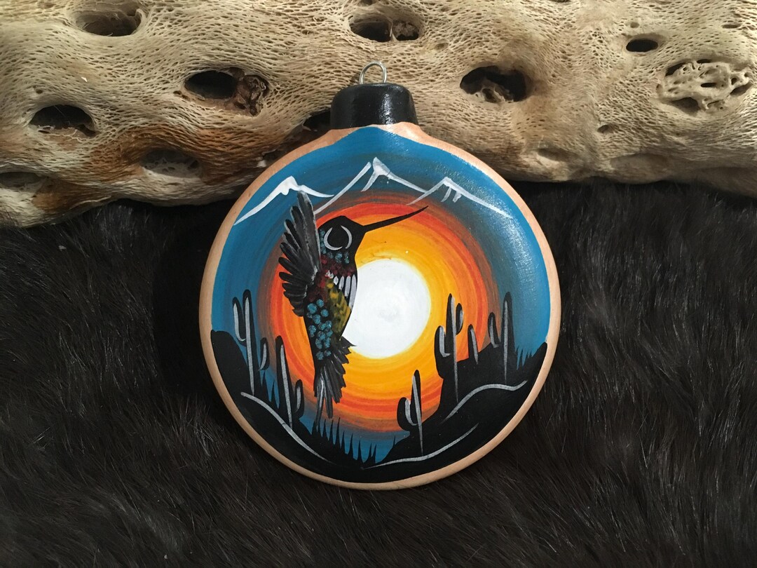 SIGNED Authentic Native American Indian Navajo Hand Painted Pottery ...