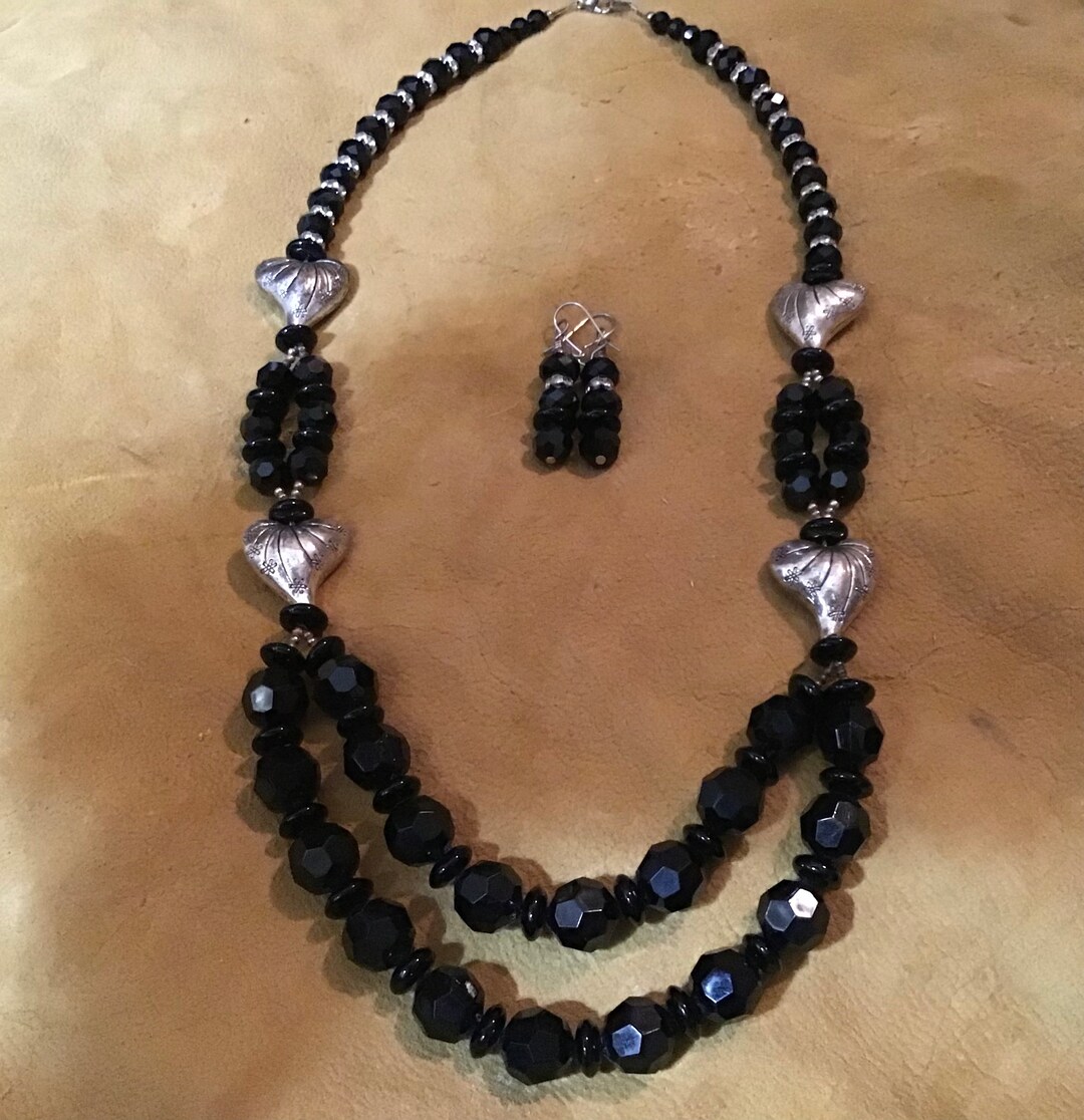Authentic Native American Indian Jewelry Zuni Vintage Apache Tears ...
