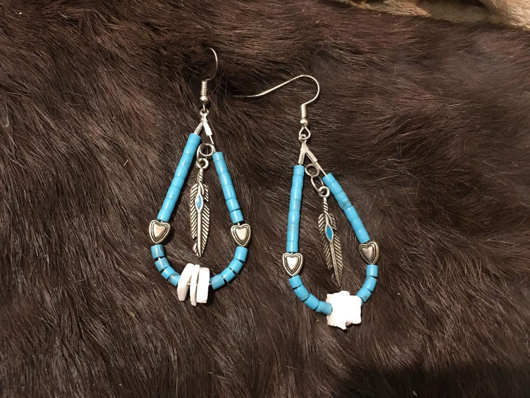 Vintage Authentic Native American Indian Jewelry Navajo Zuni Beaded ...