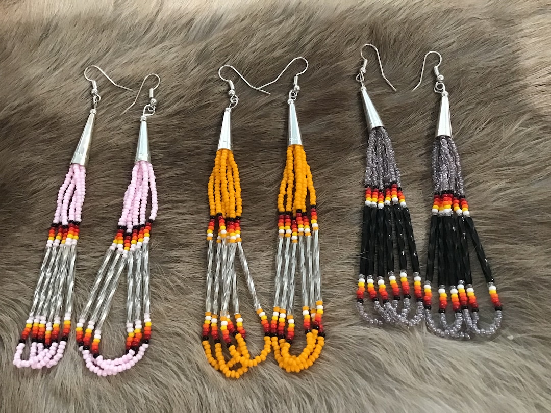 Native American Indian Jewelry Earrings Zuni Sterling Silver Navajo ...