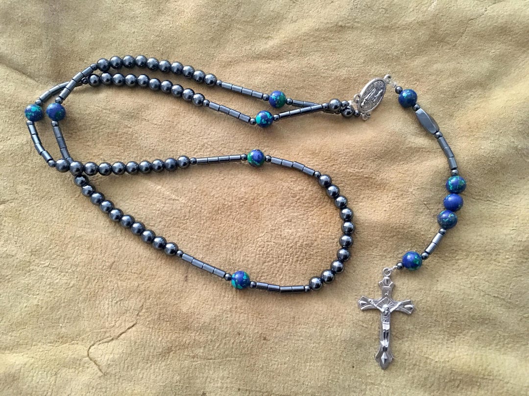 Prayer Beads Catholic Rosary Crucifix Cross Authentic Native American ...