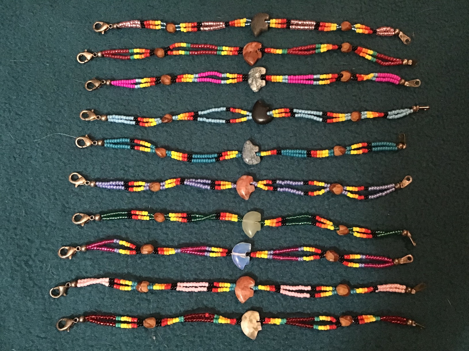 Navajo Ghost Bead Bracelet, Native American Southwestern Jewelry - Etsy