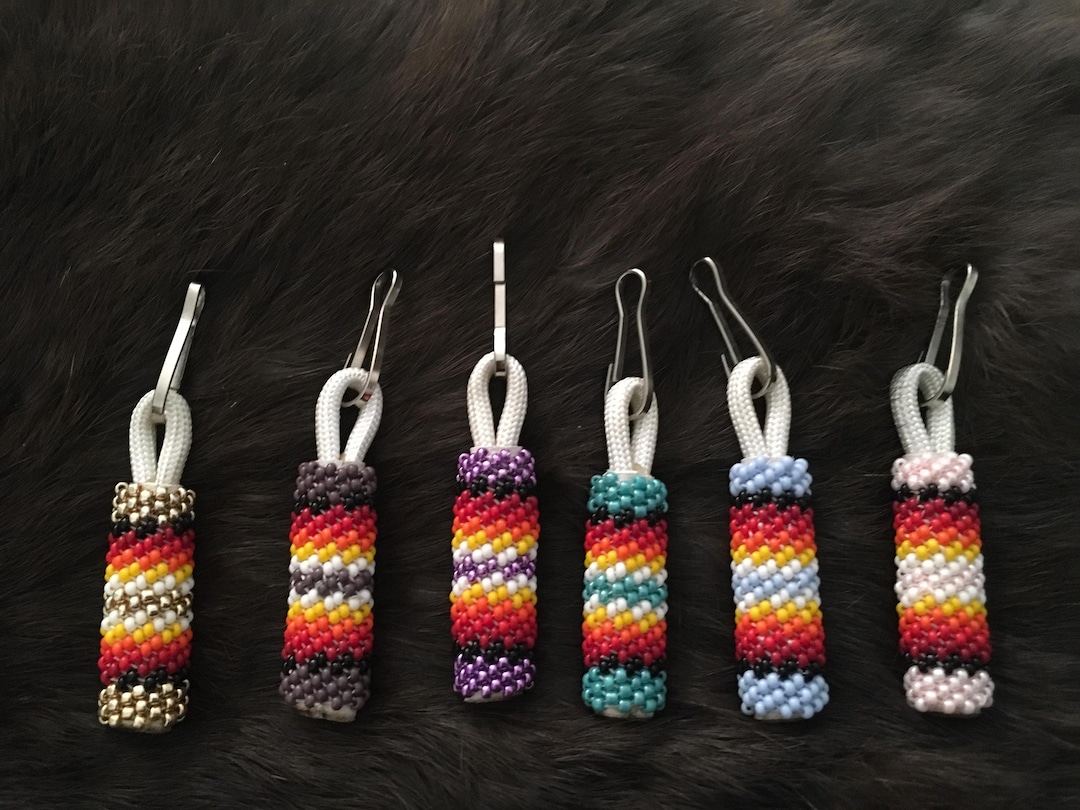 Authentic Native America Indian Jewelry Zipper Pulls Navajo Beadwork ...