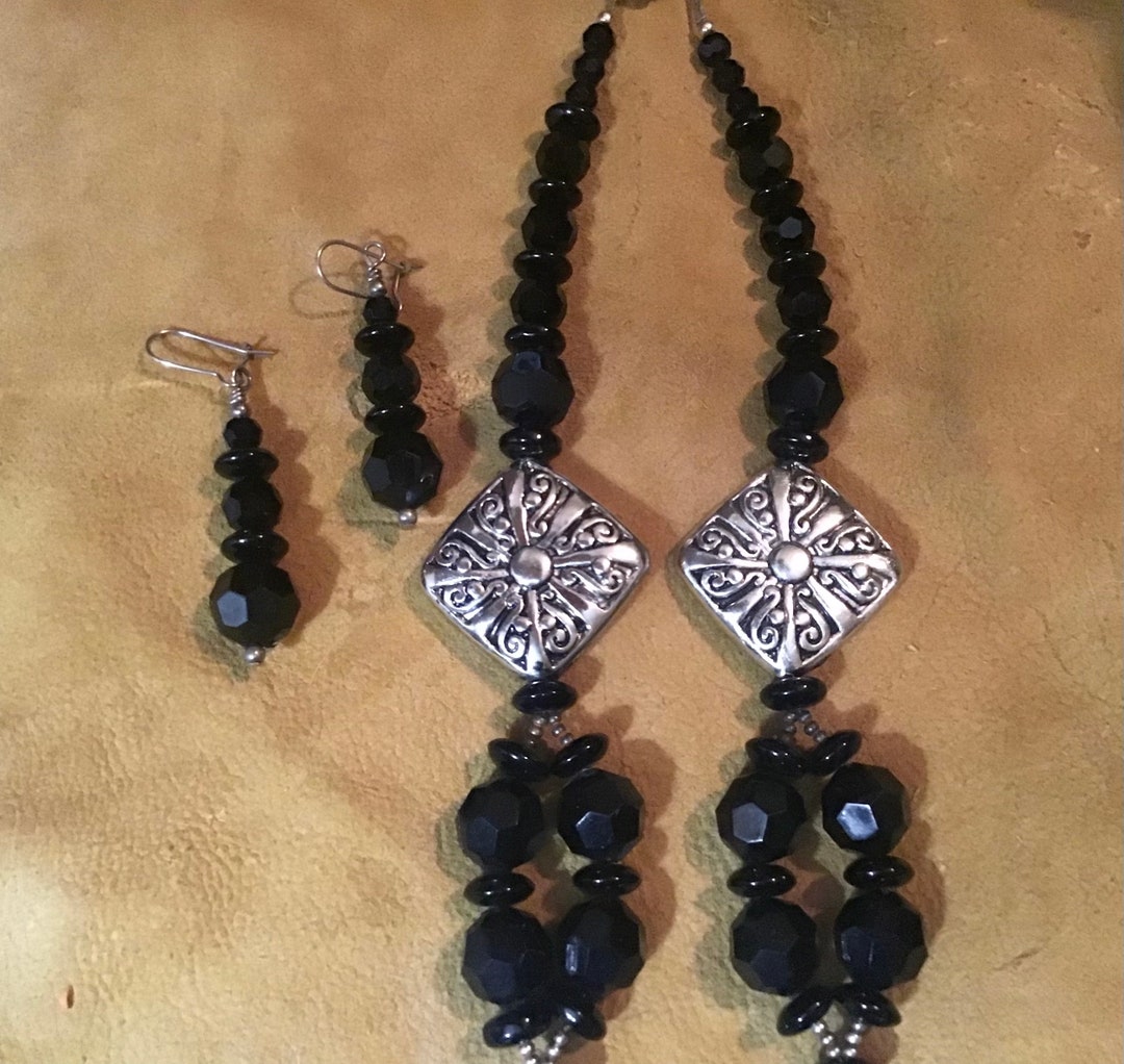 Authentic Native American Indian Jewelry Zuni Vintage Apache Tears ...