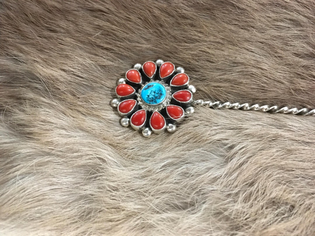 SIGNED Native American Indian Jewelry Southwestern Navajo Zuni Hopi ...