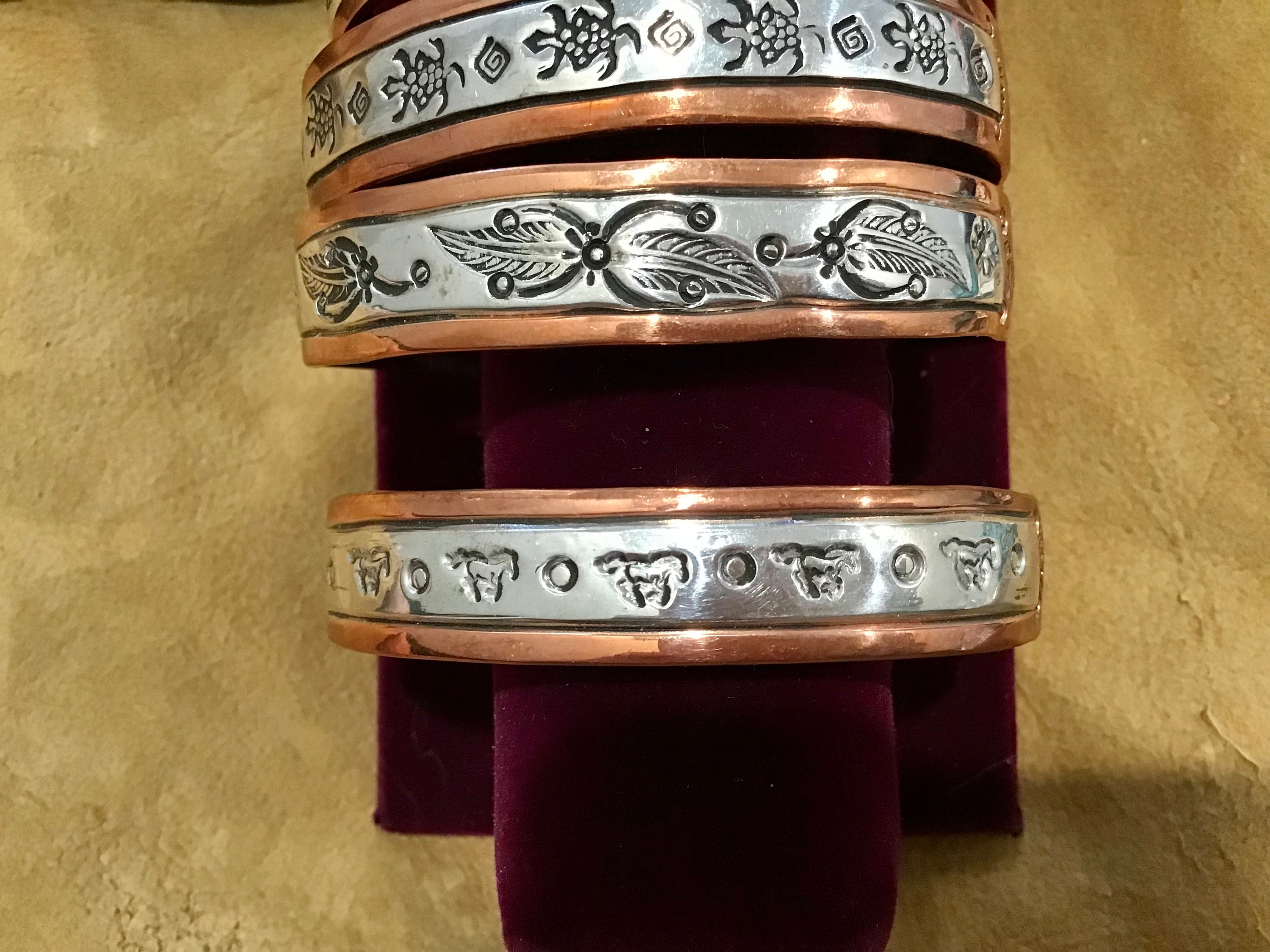 SIGNED Native America Indian Jewelry Apache Navajo Earrings Zuni Tribe ...