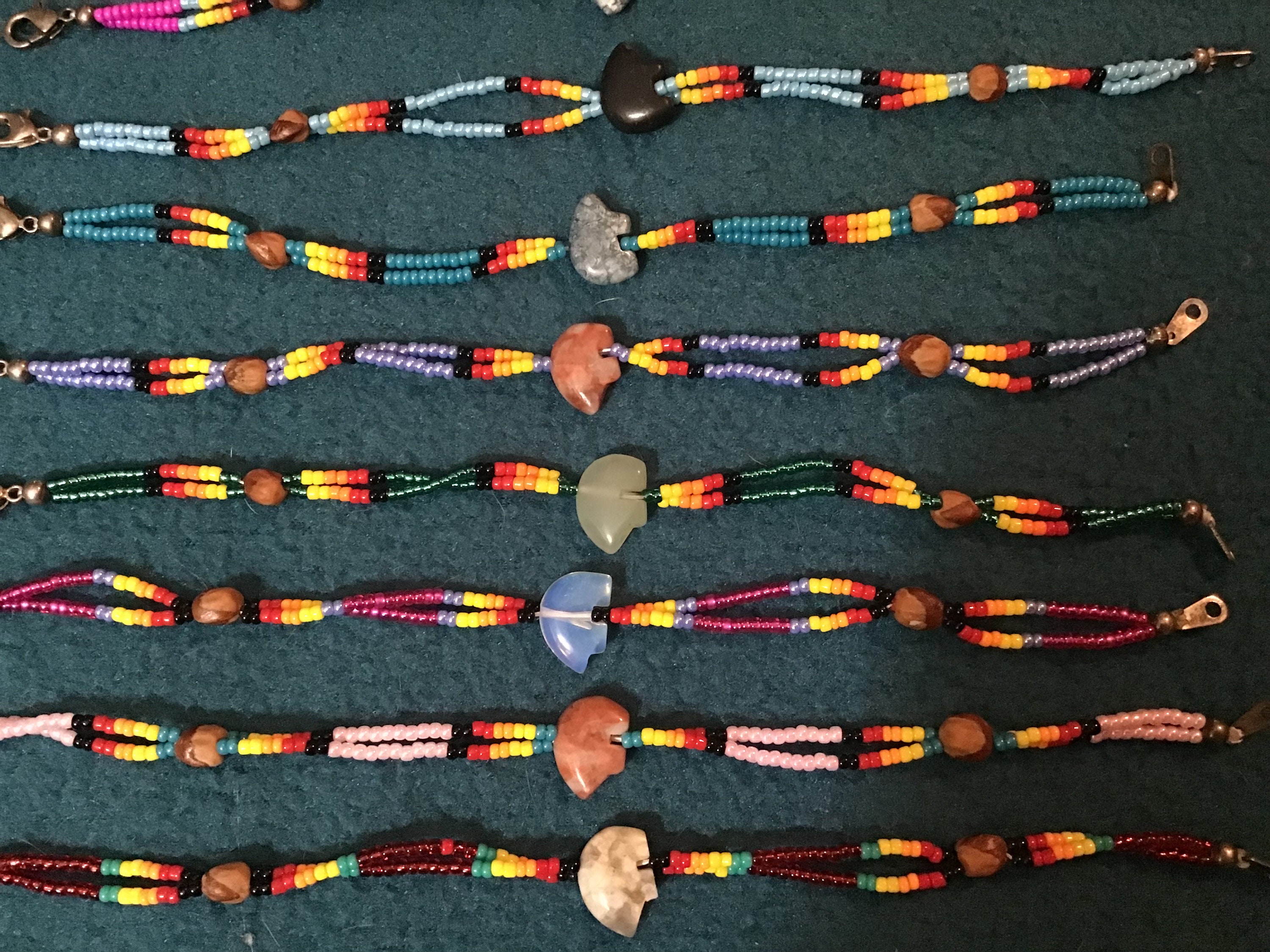 Navajo Ghost Bead Bracelet, Native American Southwestern Jewelry - Etsy