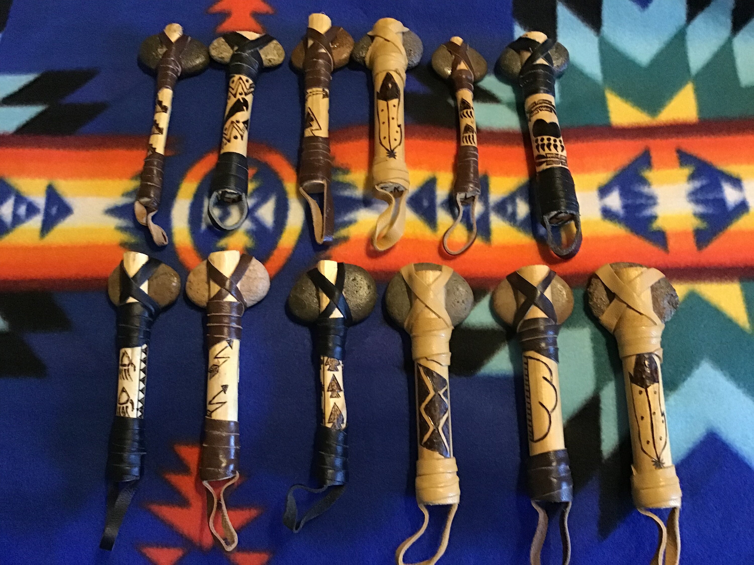 SIGNED Native America Indian Navajo Zuni Hopi Fire Etched | Etsy