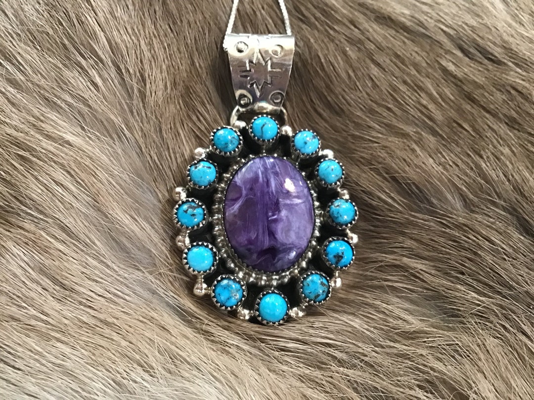 SIGNED Authentic Native American Indian Jewelry Zuni Navajo Sterling ...