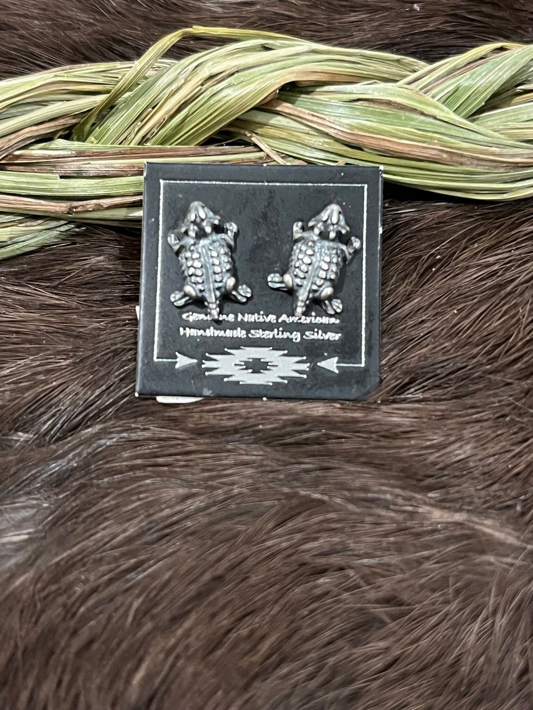 Vintage Authentic Native American Indian Jewelry Navajo Sterling Silver ...
