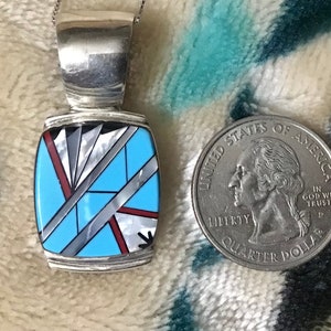 SIGNED Vintage Authentic Native American Indian Jewelry Zuni Navajo ...