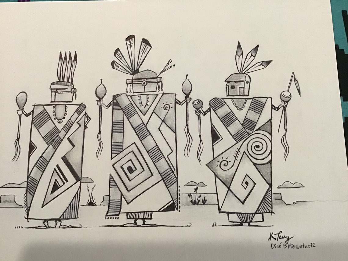 SIGNED Authentic Native American Indian Art Numbered Series - Etsy