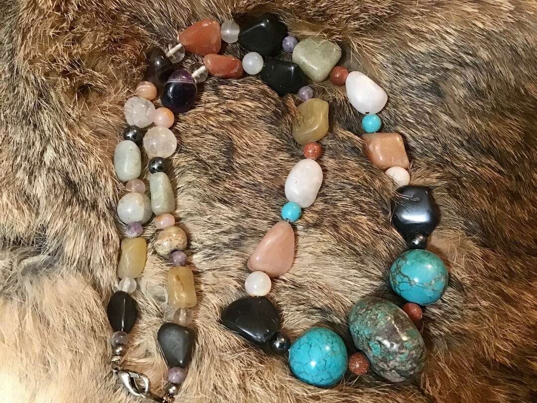Vintage Native America Indian Jewelry Navajo Treasure Necklace ...