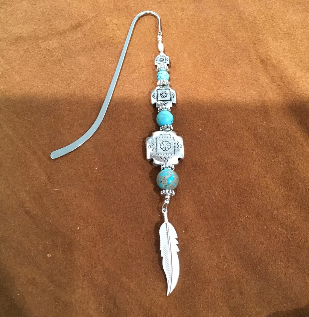 Authentic Native American Indian Jewelry Bookmark Navajo Beadwork ...