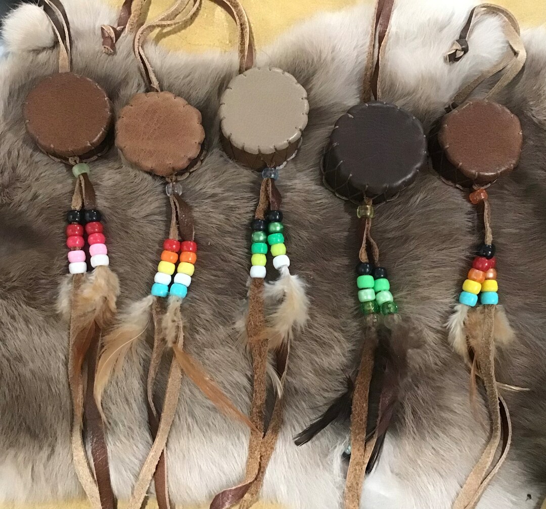 Native America Indian Navajo Willow Dream Catcher Turquoise Feathers ...