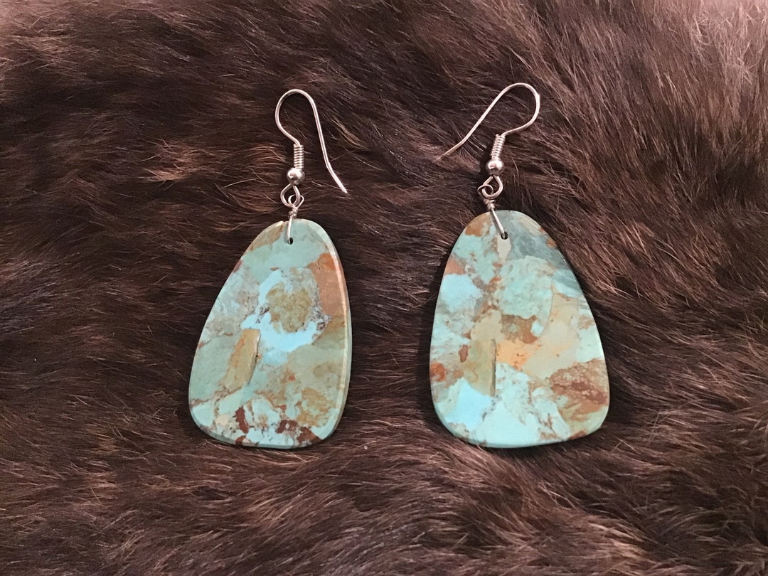 Native America Indian Jewelry Navajo RARE NEVADA Turquoise Sterling ...