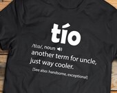 Tio Shirt Tio Definition Shirt Spanish Uncle Gift - Etsy