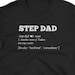 Step Dad Definition Stepdad Gift T-shirt Father's Day Stepfather Short ...