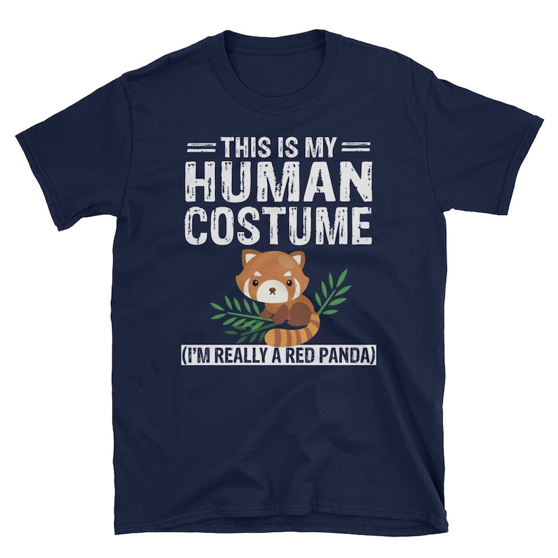 Red Panda Shirt Cute Red Panda Human Costume Halloween Red - Etsy