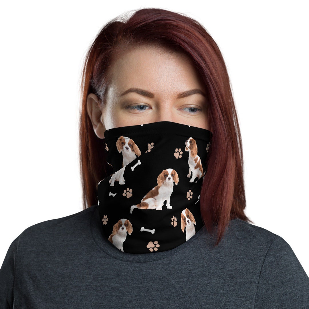 Cavalier King Charles Spaniel Face Mask Cavalier King - Etsy
