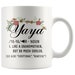 Yaya Gift Yaya Mug Best Yaya Definition Mug Yaya Grandma 11oz Coffee ...