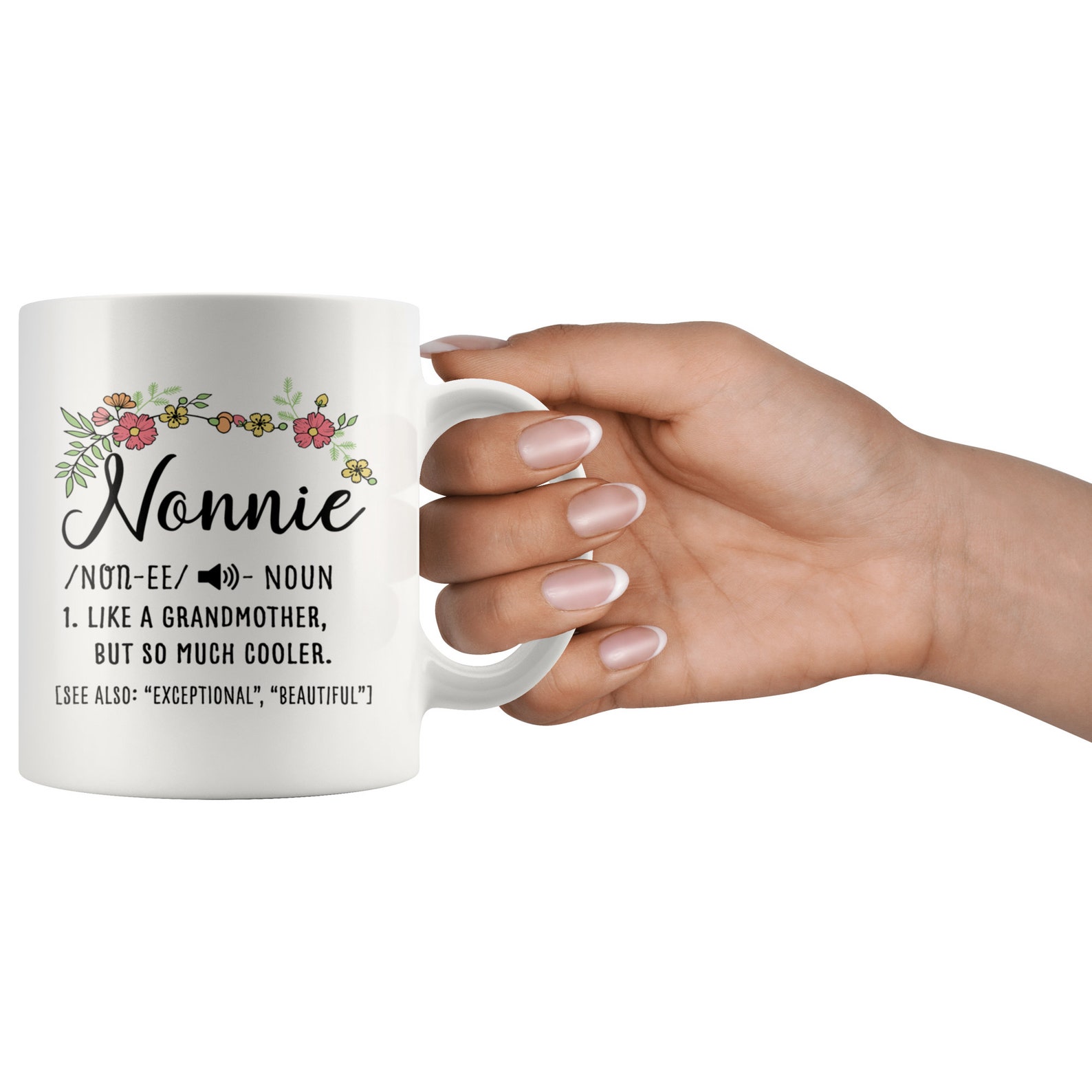 Nonnie Gift Nonnie Mug Best Nonnie Ever Mug Nonnie Definition - Etsy