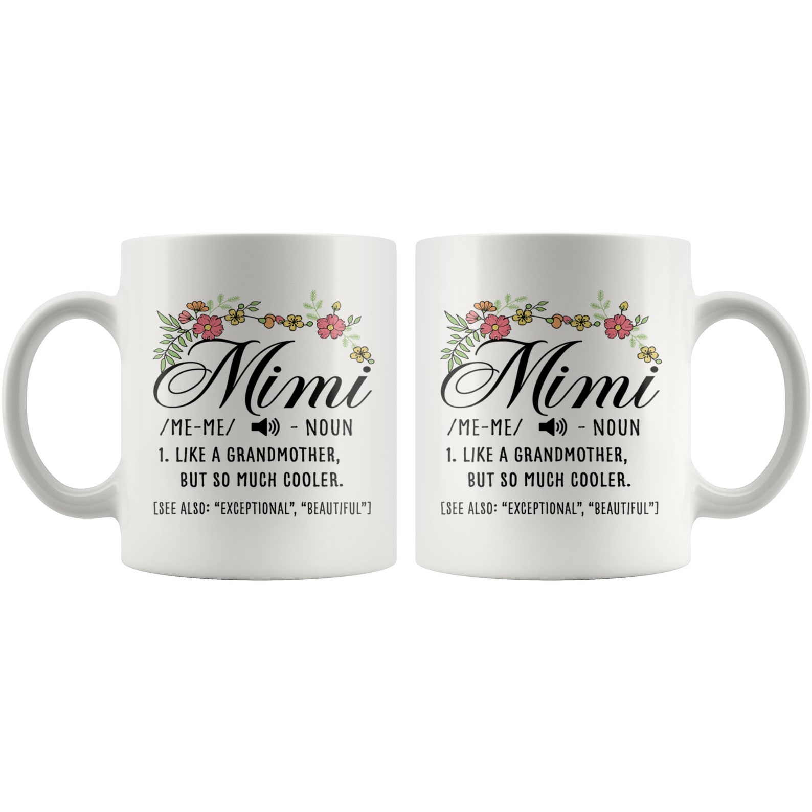 Mimi Gift Mimi Definition Mug Mimi 11oz Coffee Mug | Etsy