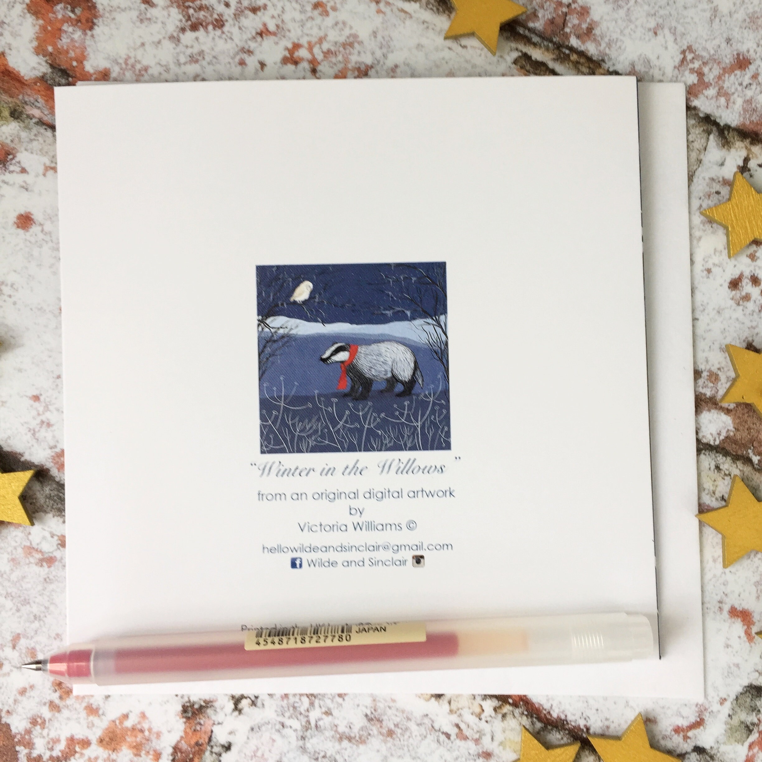 Badger Christmas Cardowl Christmas Cardwildlife Christmas - Etsy UK