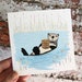 Otter Card,wildlife Card,otter Birthday Card,otter Greeting Card,cake ...