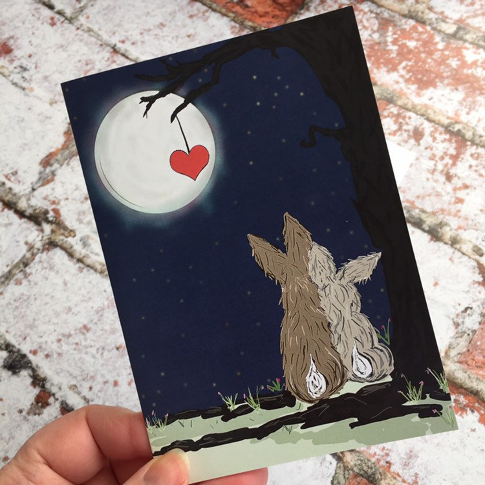 Valentine Cardanniversary Cardengagement Cardcute Valentine - Etsy