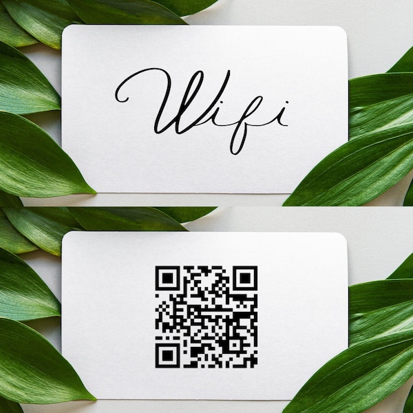 Wifi Business Card Template - Etsy