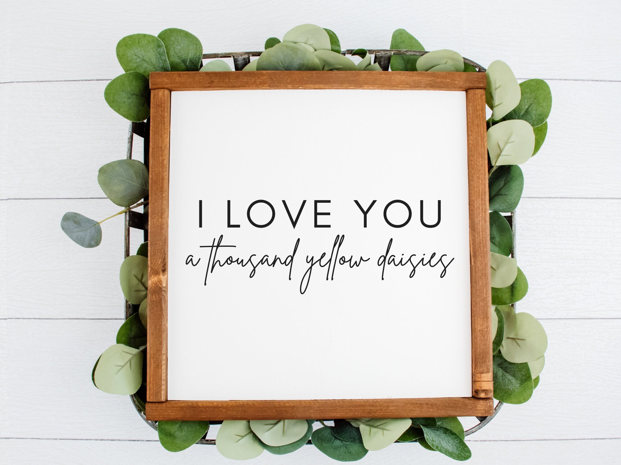 Gilmore Girls Print, Gilmore Girls Sign, I Love You a Thousand Yellow ...