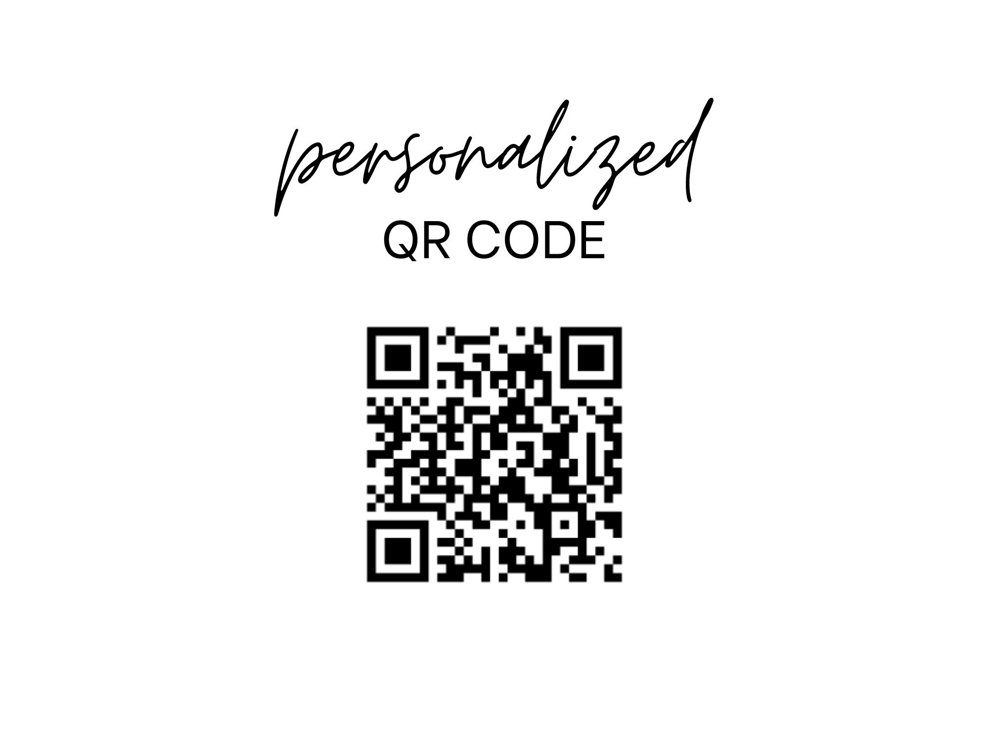 Personalized QR Code, Scan QR Code, Wifi Scan, Custom Digital QR Code ...