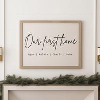 Our First Home - Etsy