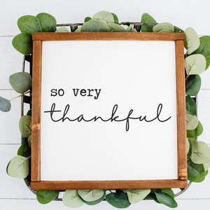 Thankful Print, Fall Thanksgiving Printable Sign, Thanksgiving Sign ...