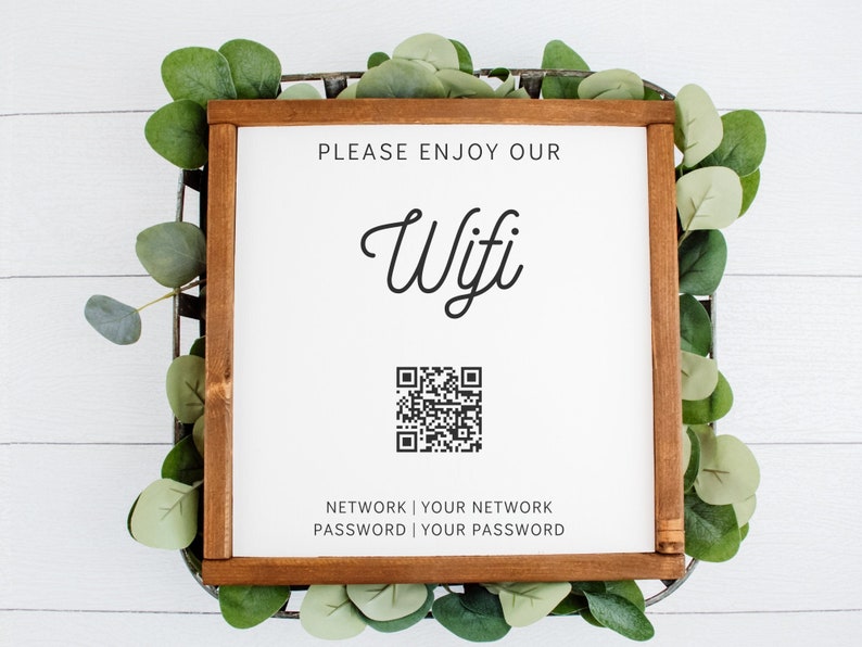 Wifi Printable QR Code Sign QR Code Wifi Sign Office Wifi - Etsy Canada Wifi Printable QR Code Sign QR Code Wifi Sign Office Wifi - Etsy Canada