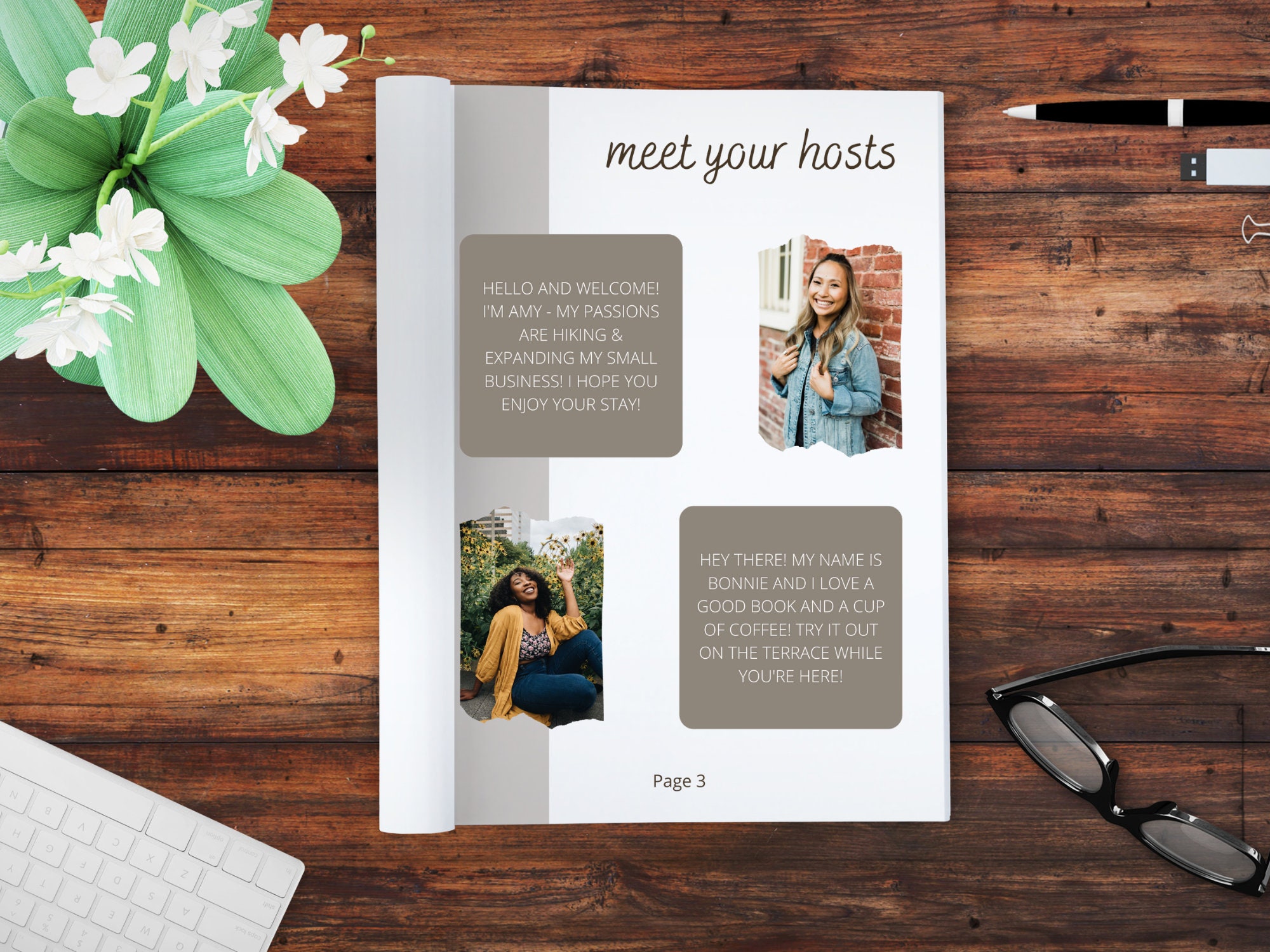 Welcome Book Template Guest Welcome Book Airbnb Welcome | Etsy