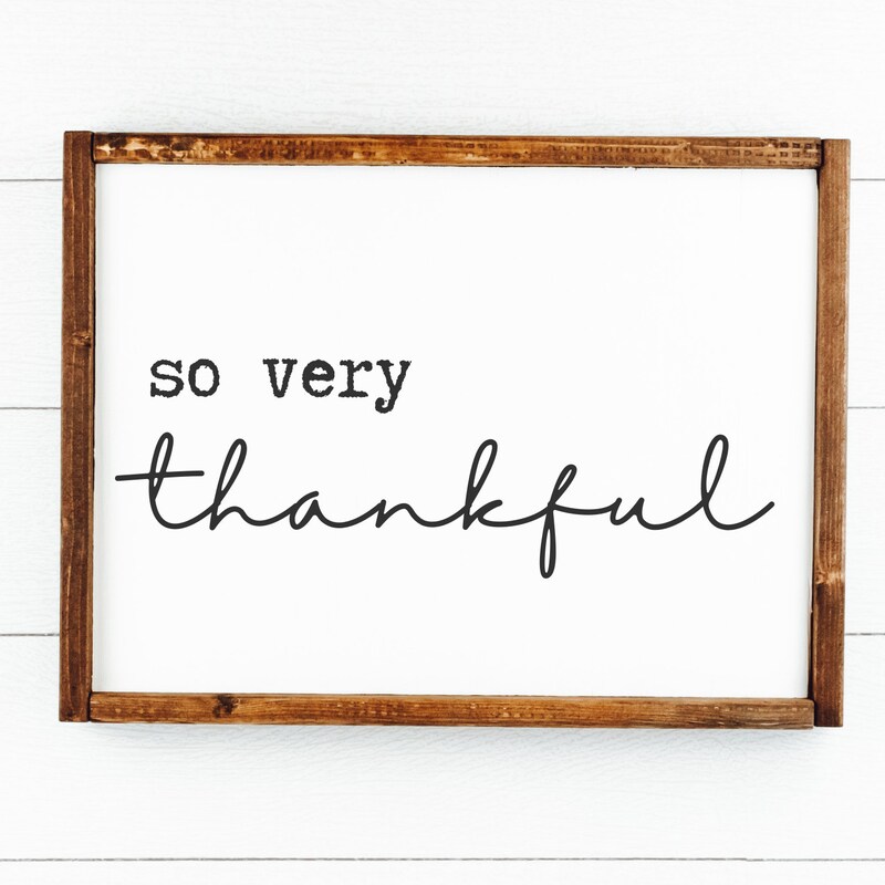 Thankful Print - Etsy