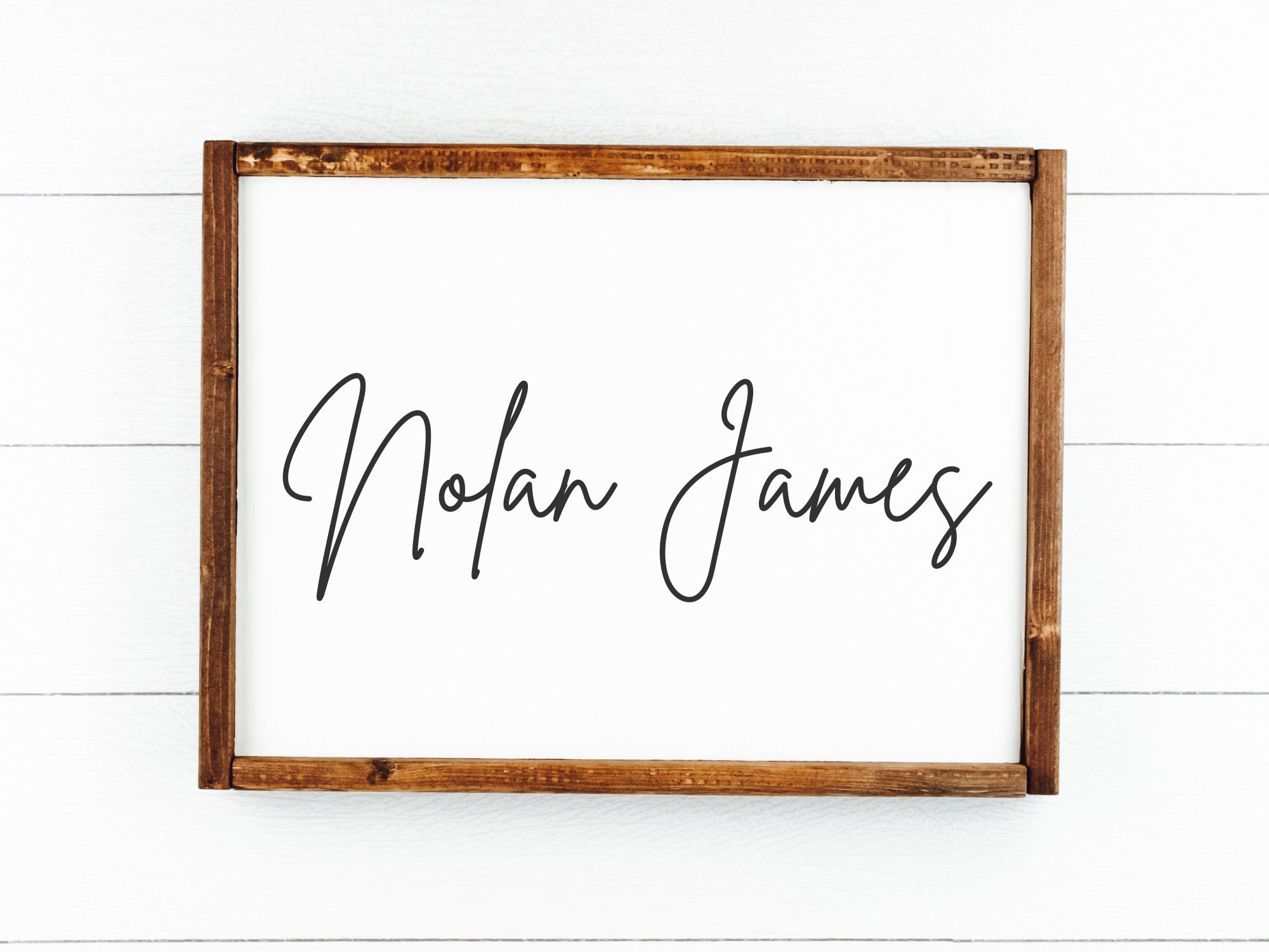 Nursery Name Decor Printable, Custom Name Sign Print, Child's Name ...