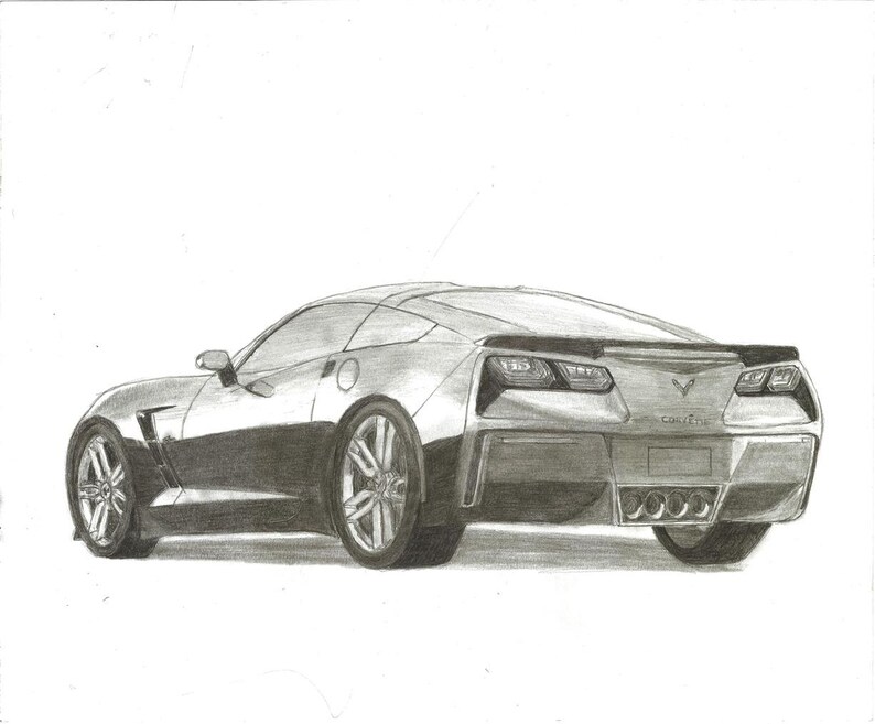 Three Print Set of Your Favorite Corvettes - Etsy UK