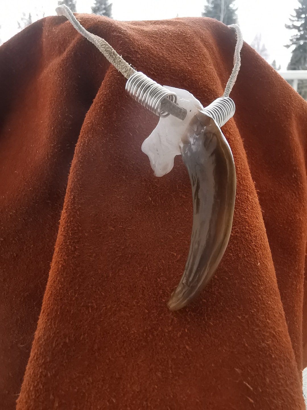 Harpy Eagle Claw Pendant, Eagle, Harpy, Necklace, Claw, Leather ...